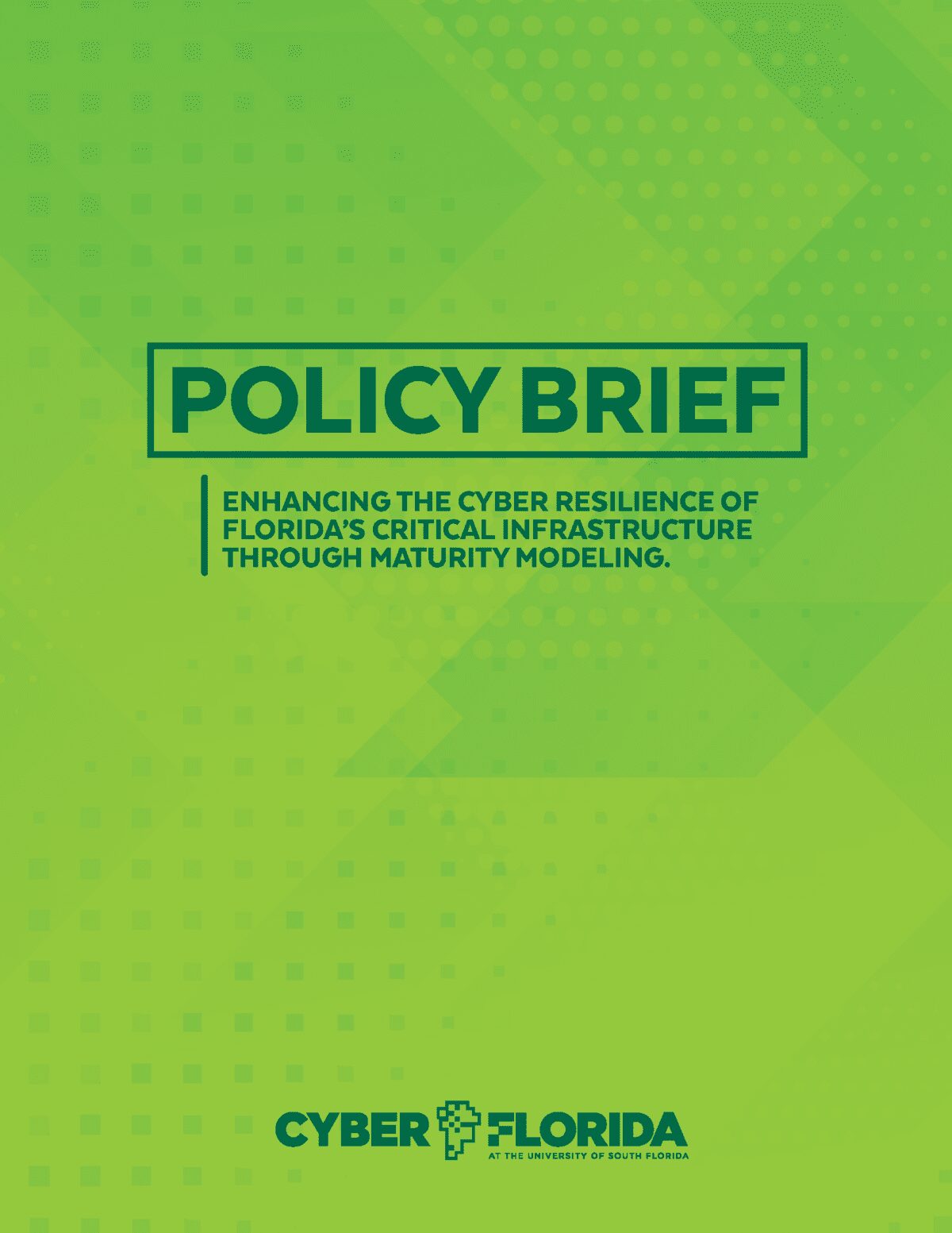 Policy Paper | Cyber Florida at USF